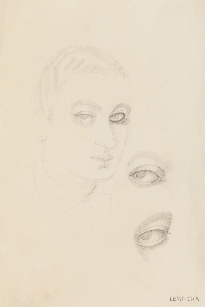 Tamara de Lempicka - ETUDE POUR UN PORTRAIT For Sale at 1stDibs