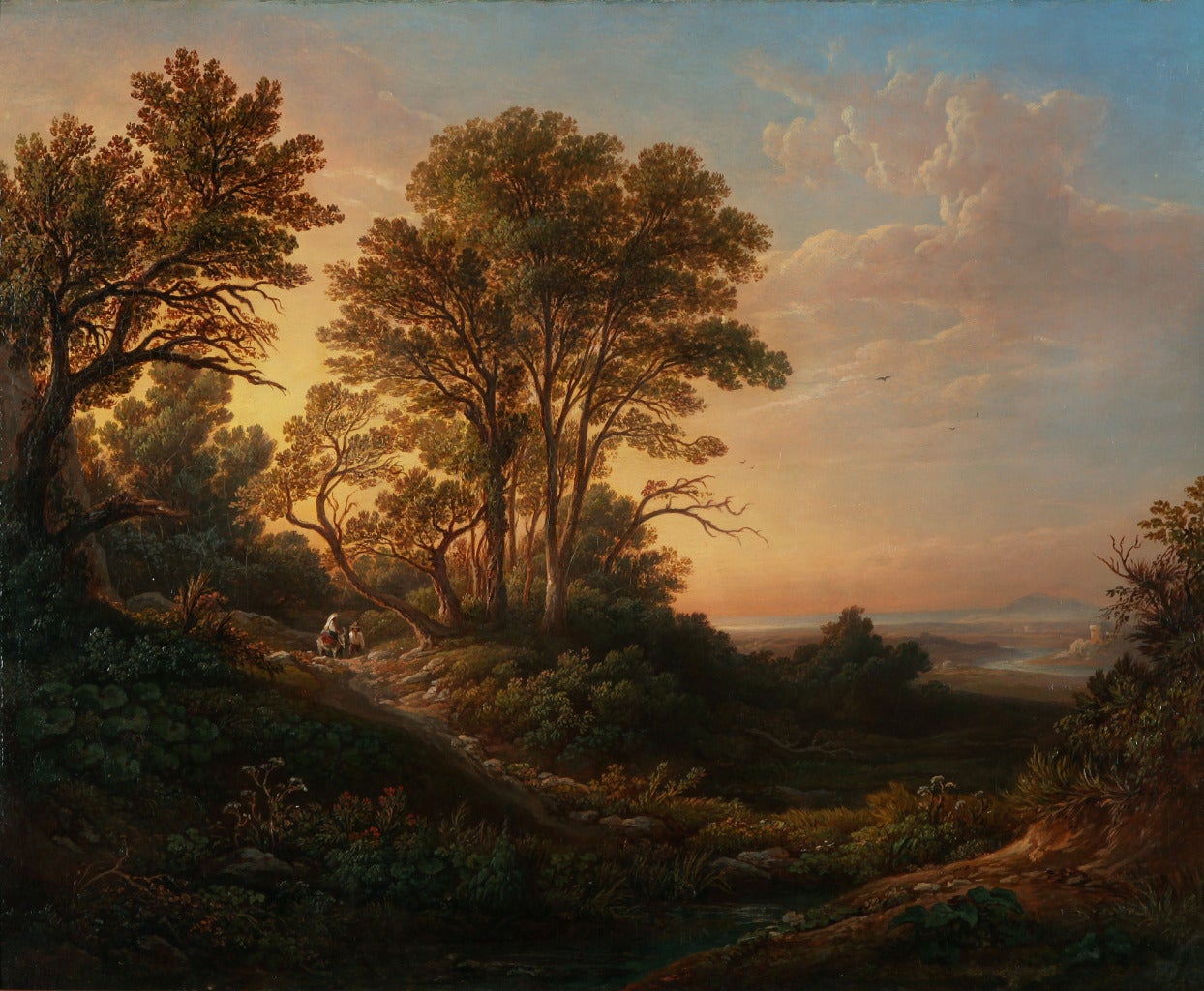 Rudolph Müller - Italian Landscape For Sale at 1stDibs