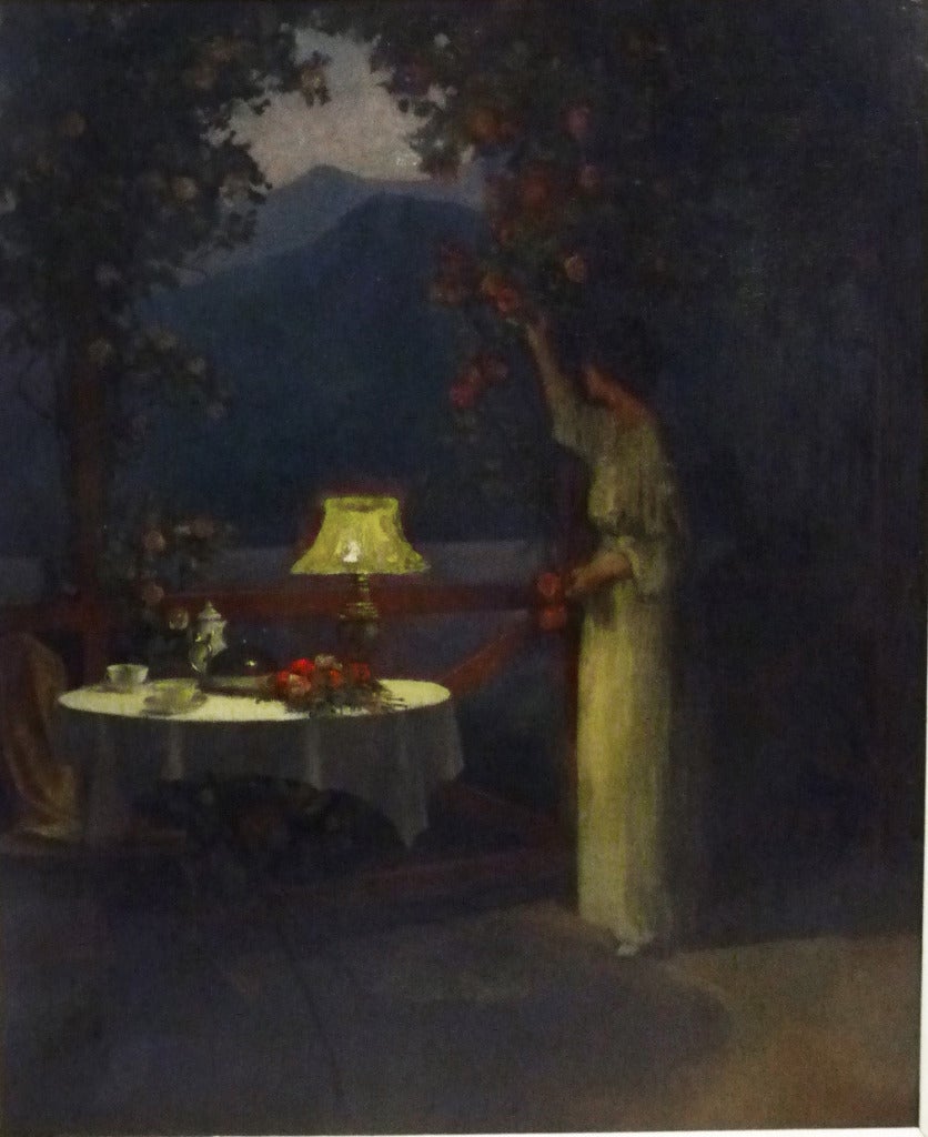 Marcel Rieder - La cueillette du soir For Sale at 1stDibs