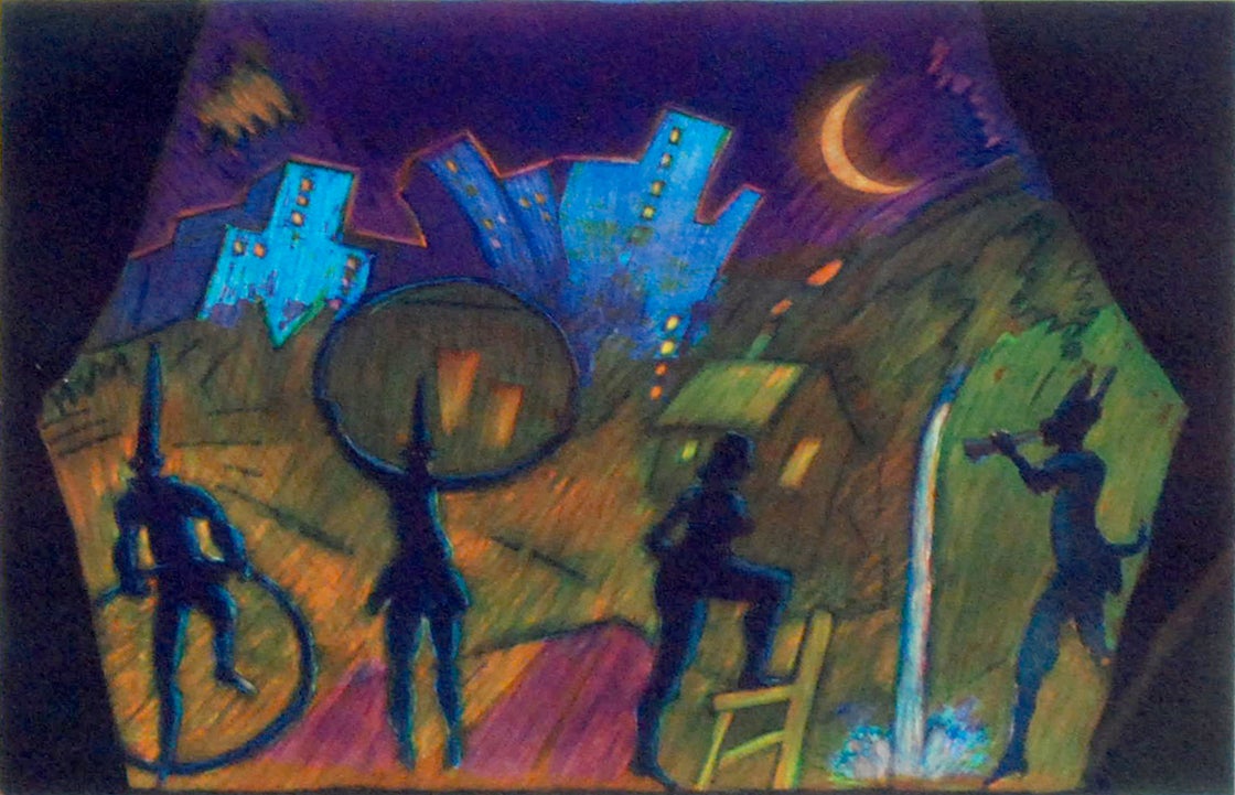 Carlos Almaraz - Moonlight Theatre For Sale at 1stDibs