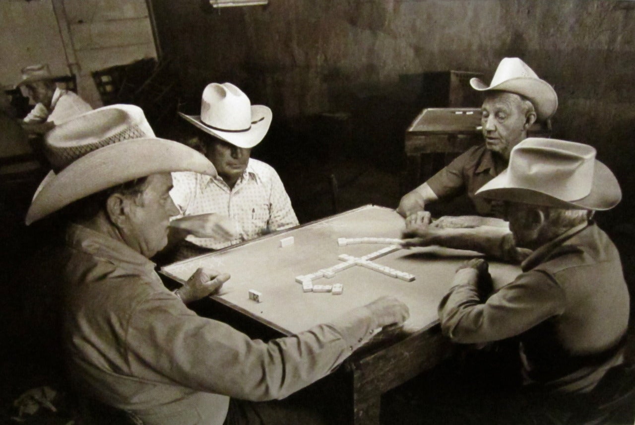 Chris Regas - Domino Players, Lawn, TX by Chris Regas, 1975, Silver ...