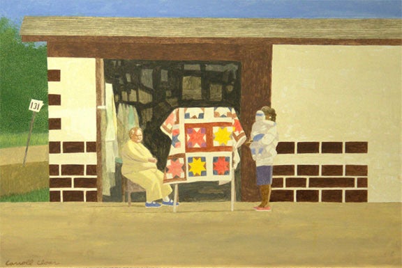 Carroll Cloar - The Quilt Lady For Sale at 1stDibs | carroll cloar ...