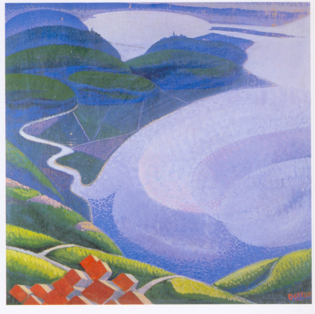 Gerardo Dottori - Coasts and bays (Futurist work) For Sale at 1stDibs
