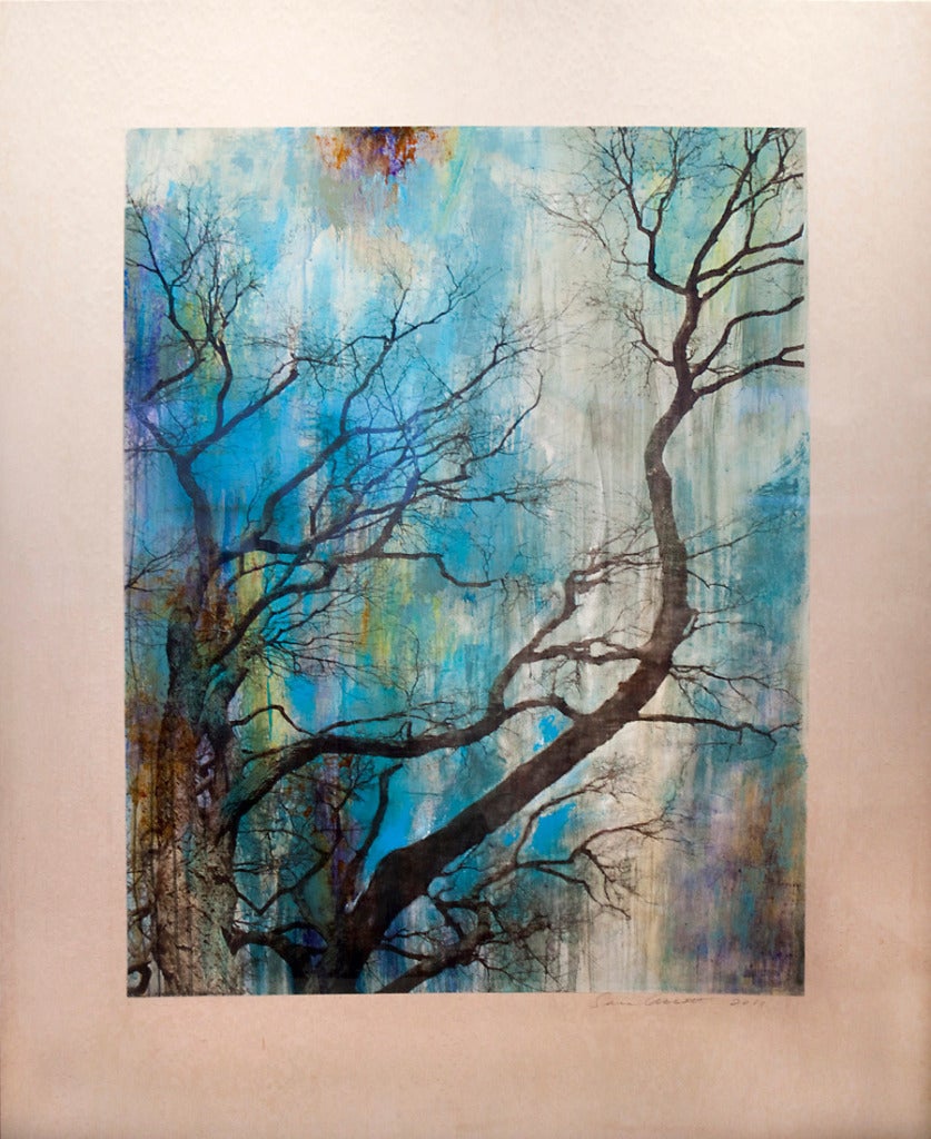Sara Abbott - Arbre Bleu For Sale at 1stDibs | sara abbott artist