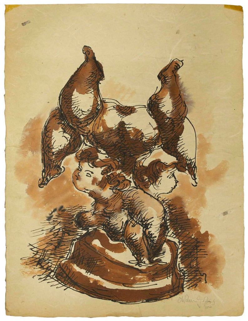 Chaim Gross - Circus Performers (Acrobats) For Sale at 1stDibs