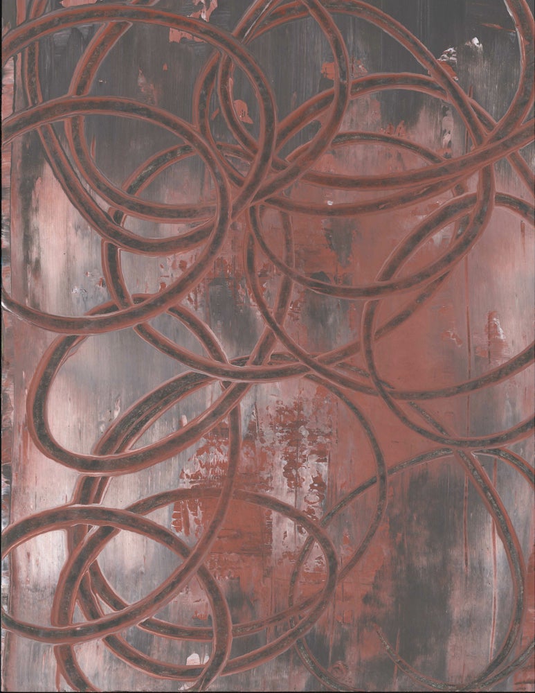 Lisa Dawn Gold - Deep Red, Pencils path For Sale at 1stDibs