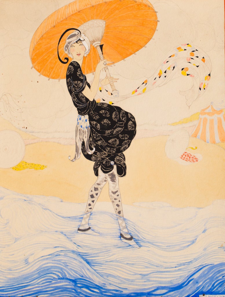 Helen Dryden - Vogue Cover Illustration By Helen Dryden 1919 For Sale ...