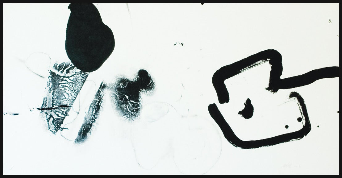 Paul Peters - Black Abstract - Original China Ink Drawing by P. Peters ...