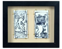 Keith Haring - Subway tiles at 1stDibs
