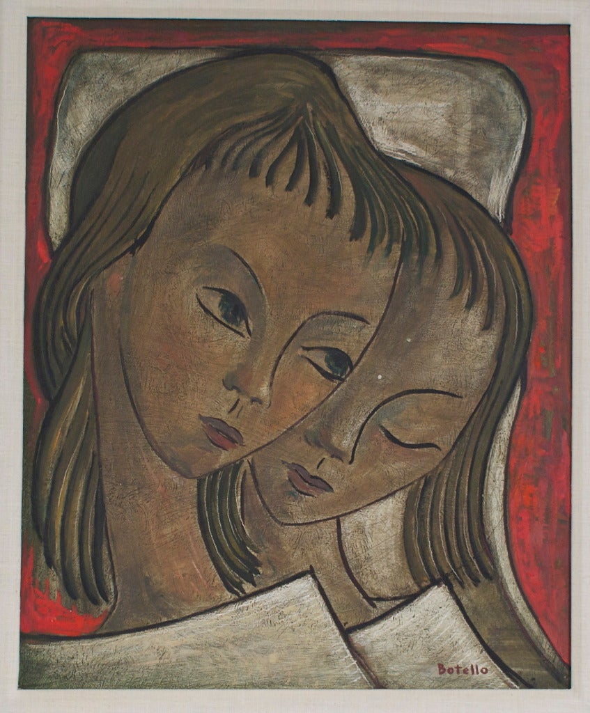 Angel Botello - Two Girls For Sale at 1stDibs