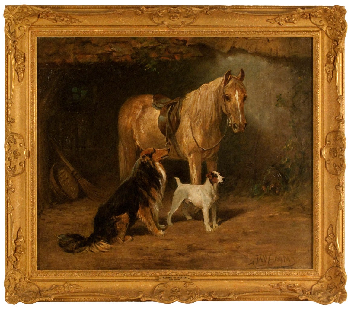 John Emms - Waiting for Master at 1stDibs