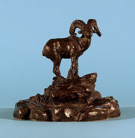 Charles Marion Russell - Big Horn Sheep: Monarch of the Rockies at 1stDibs