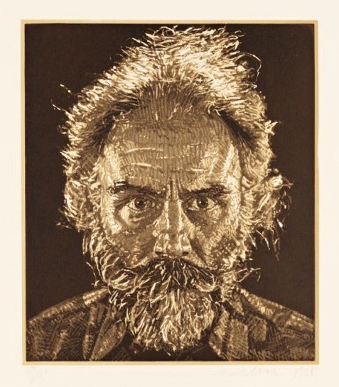 Chuck Close - Lucas For Sale at 1stDibs | lucas ii chuck close, chuck ...