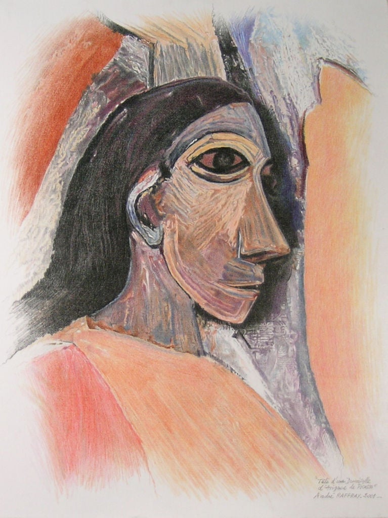 André Raffray - Head of a Demoiselles d Avignon by Pablo Picasso I For ...