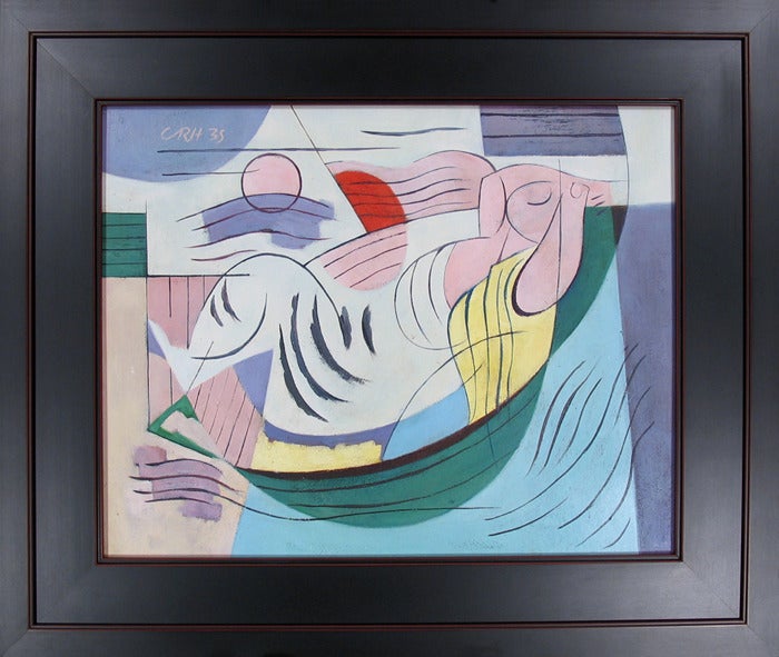 Carl Robert Holty - Female Bather by the Sea For Sale at 1stDibs