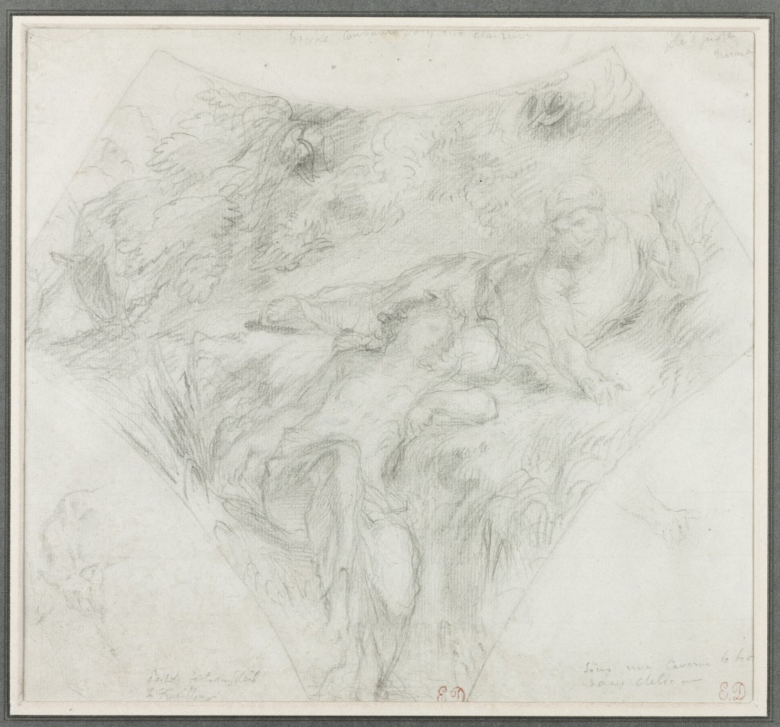 Eugène Delacroix - Numa et Egerie at 1stDibs
