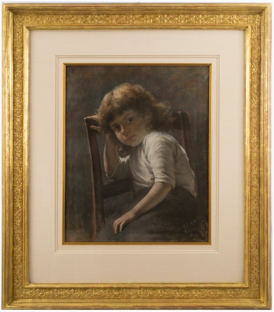 Joseph Henry Sharp - A Young Girl at 1stDibs