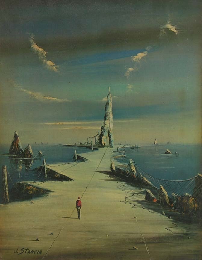 John Stancin - Surreal Landscape at 1stDibs | john stancin, j stancin ...