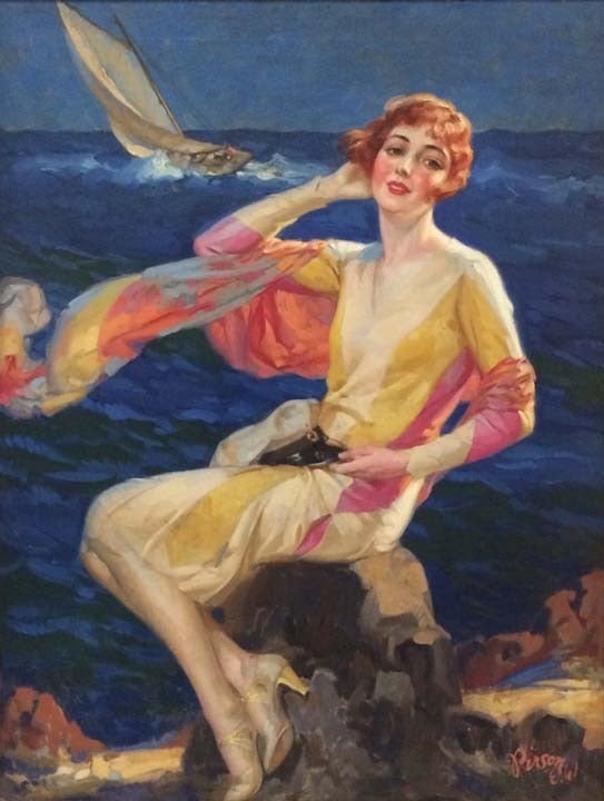 Elmer Pirson - A DAY AT THE COAST at 1stDibs