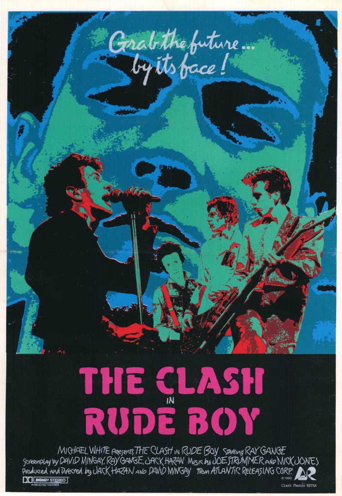 Punk Posters - The Clash, Rude Boy, with Invitations to the New York ...