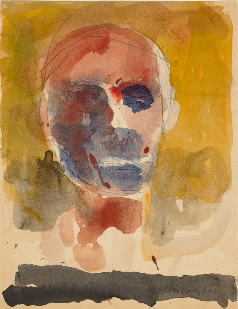 Nathan Oliveira Drawings and Watercolor Paintings - 2 For Sale at ...