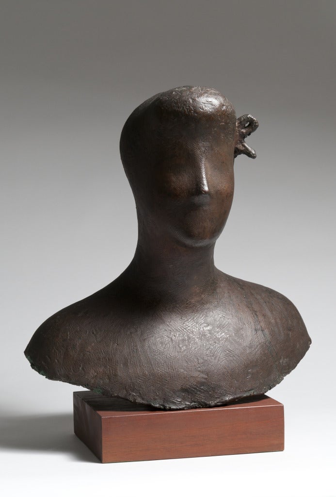 Elie Nadelman - Bust of a Woman For Sale at 1stDibs