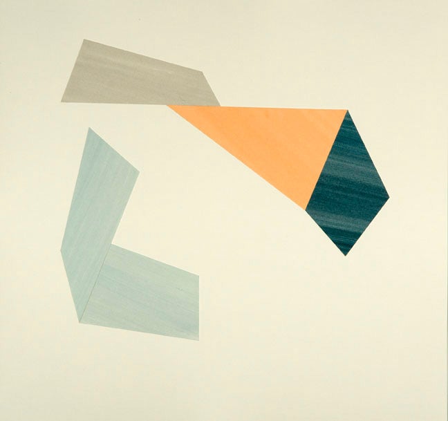 Agnes Barley - Untitled Collage (Deconstructed Waves) 11 For Sale at ...