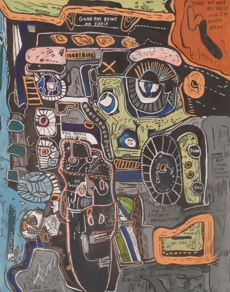 Jason McLean - My Nose Has Froze Now I'm Going Outside For Sale at 1stDibs