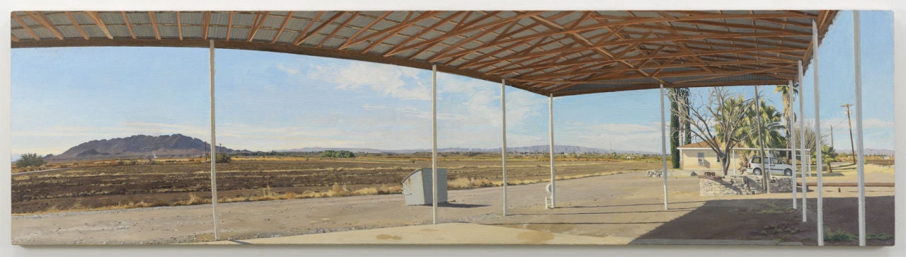 Rackstraw Downes - Farm Buildings Near the Rio Grande: Under the Barn ...