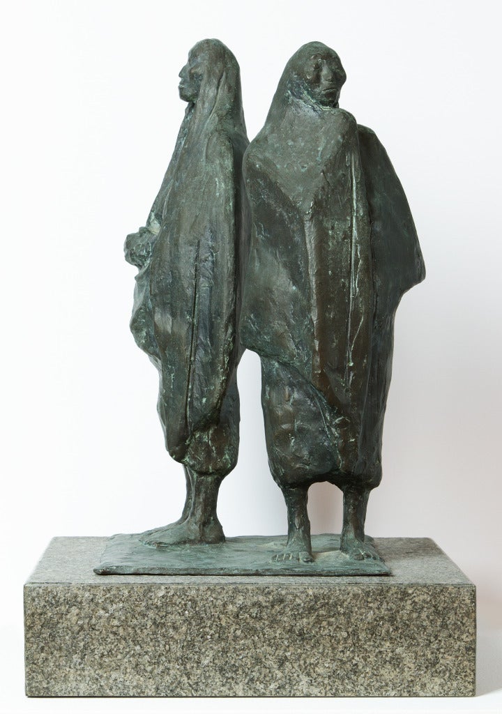 Two Women Sculpture - 9 For Sale on 1stDibs | two women statue