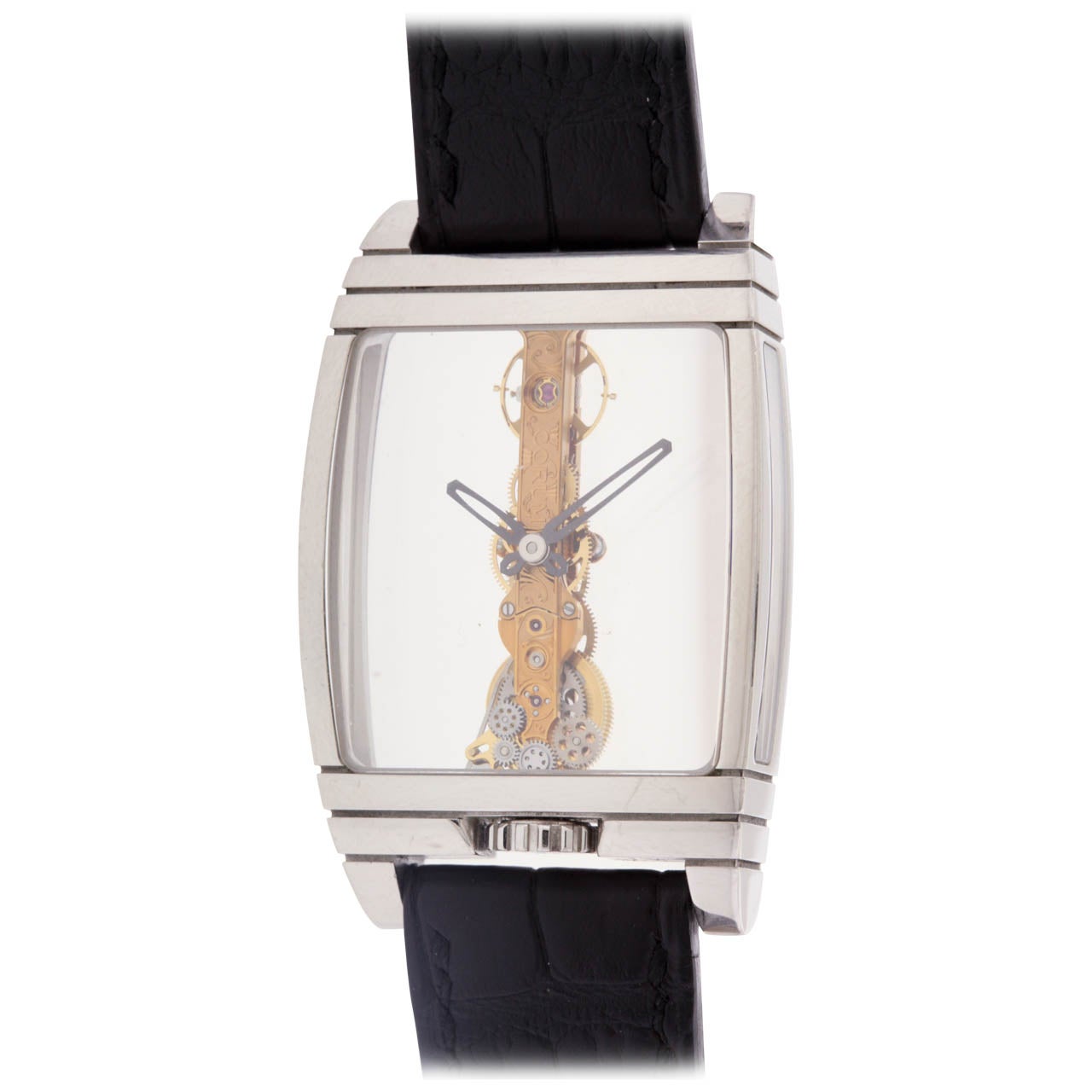 Corum Platinum Golden Bridge Wristwatch at 1stDibs | corum platinum ...