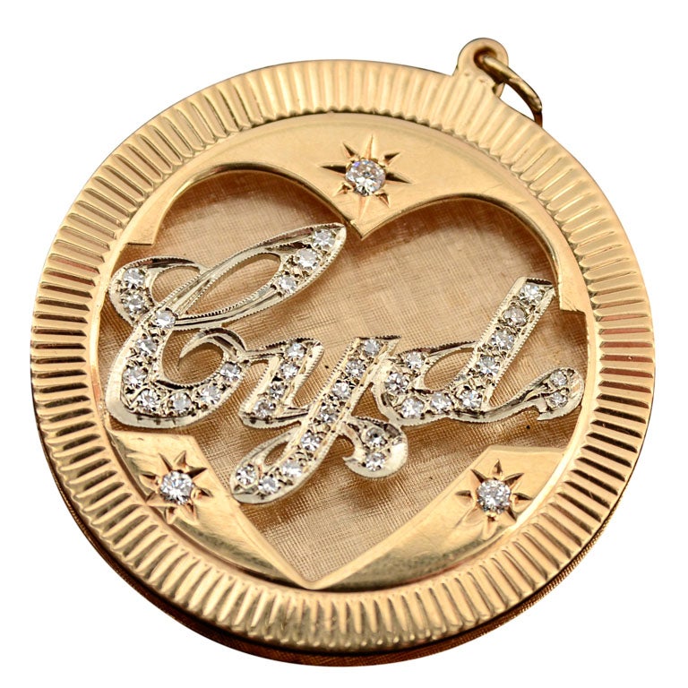 Cyd Heart Charm at 1stDibs | cyd chanel
