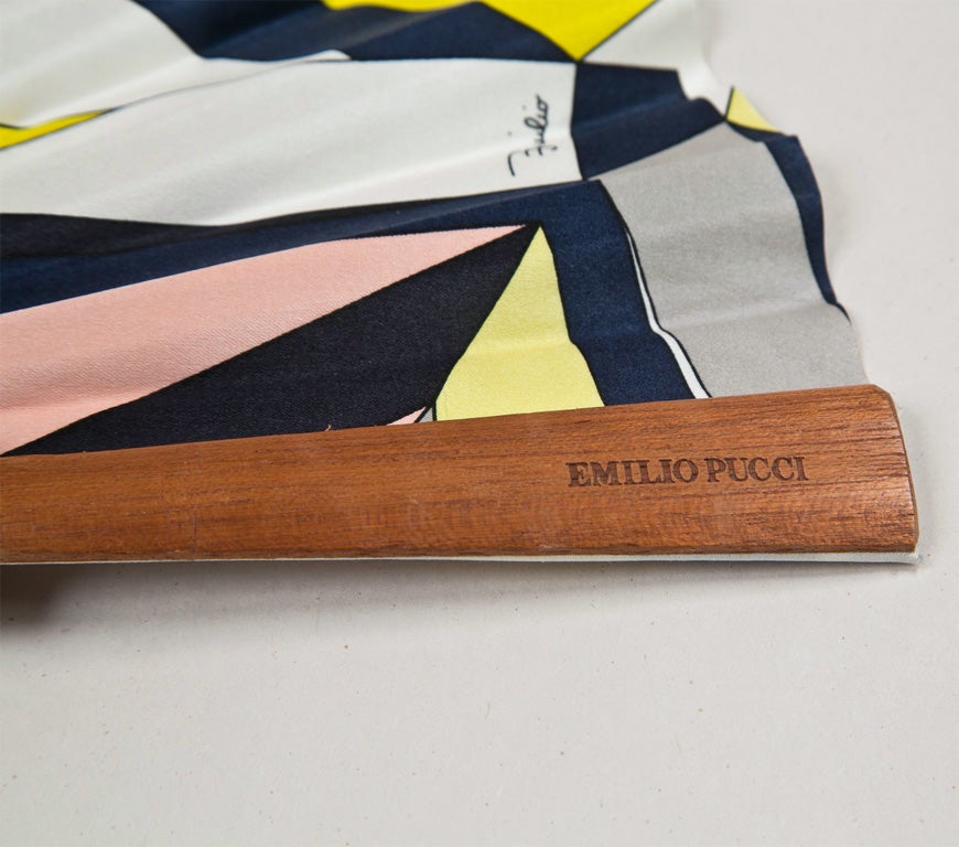 Never used Emilio Pucci Fan (1 of 2) by funkyfinders at 1stDibs