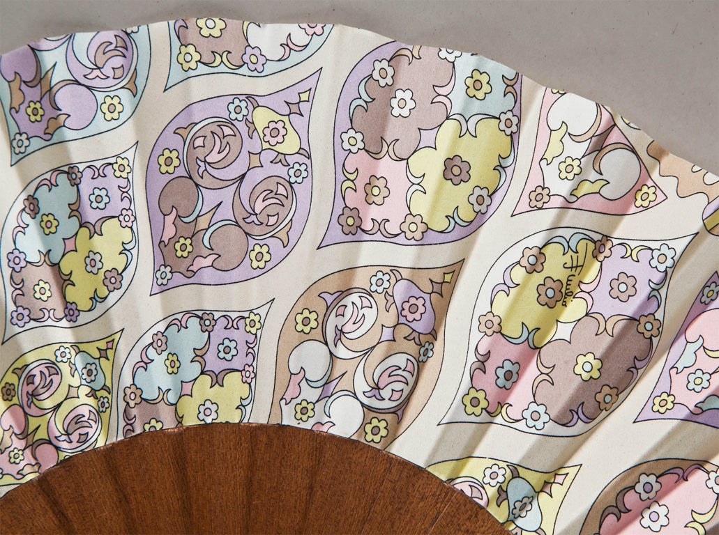 Never used emilio pucci fan (2 of 2) presented by funkyfinders at 1stDibs