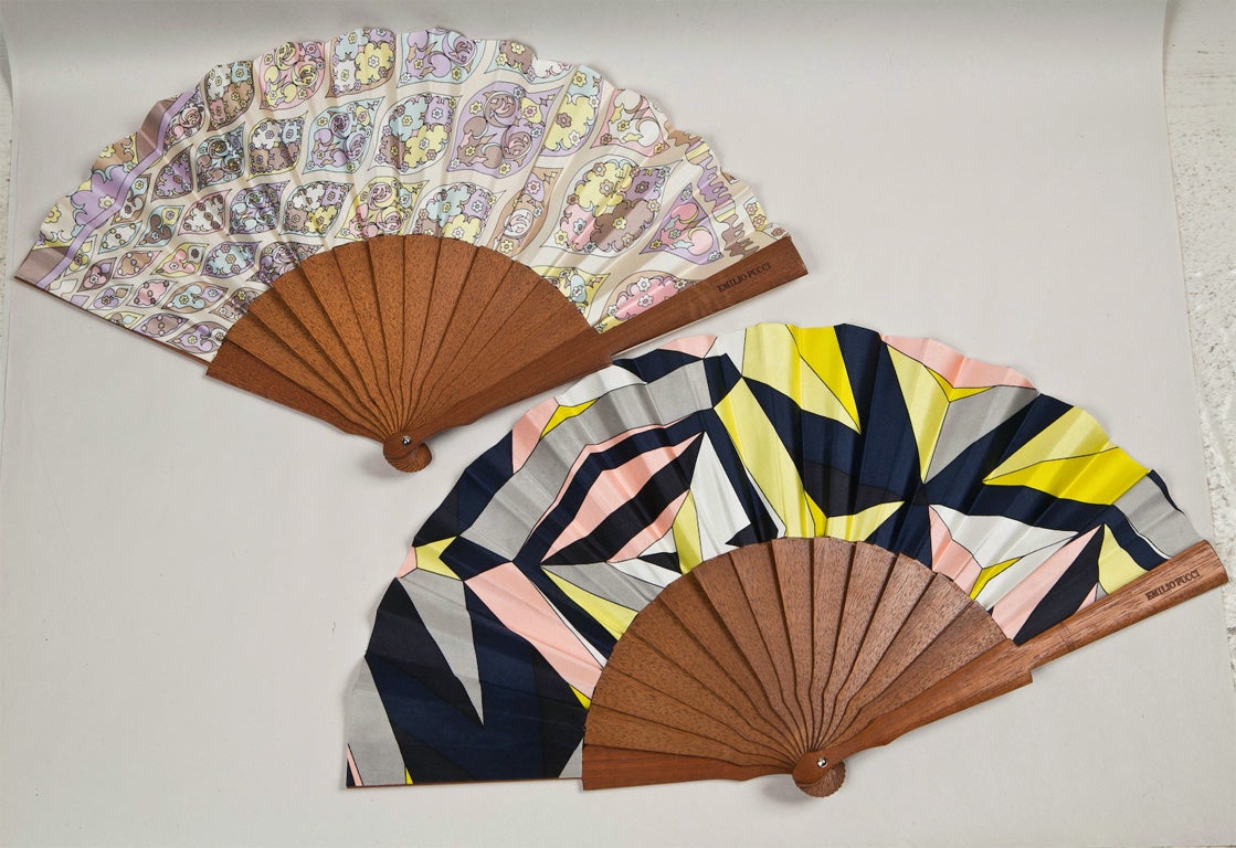 Never used emilio pucci fan (2 of 2) presented by funkyfinders at 1stDibs