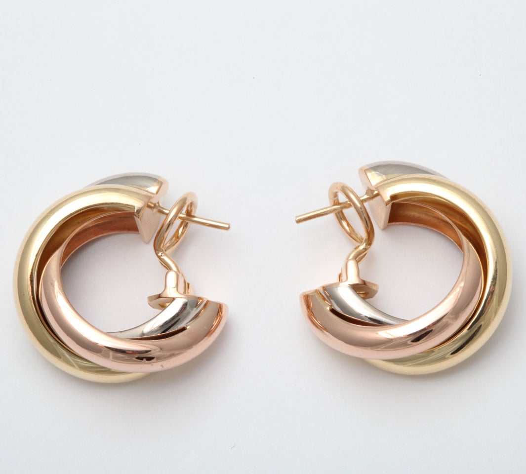 Classic Cartier Trinity Earrings at 1stDibs | cartier trinity earrings ...