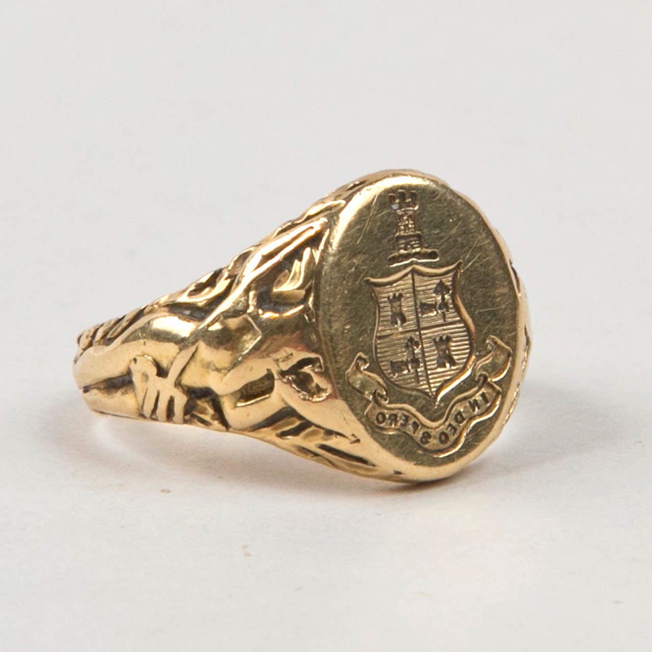 Tiffany and Co. Antique Gold Signet Ring at 1stDibs | tiffany gold ...