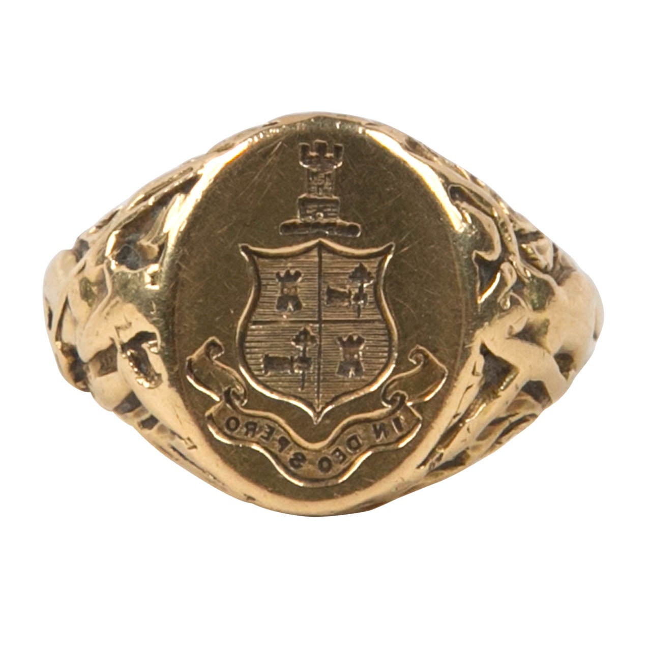 Tiffany and Co. Antique Gold Signet Ring at 1stDibs | tiffany gold ...