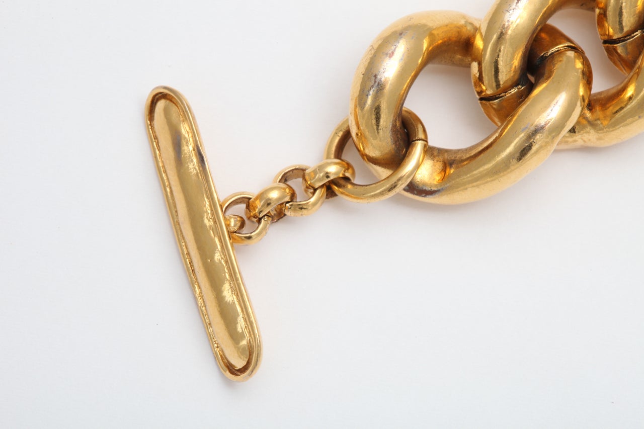 CHANEL MASSIVE CC LINK BRACELET at 1stDibs