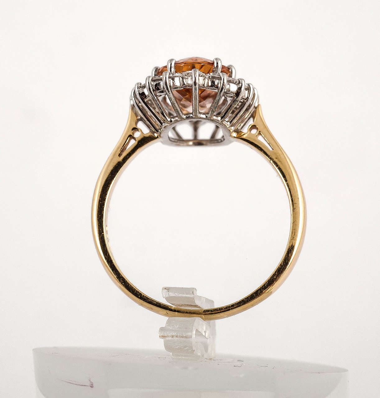 Imperial Topaz Diamond Gold Cocktail Ring For Sale at 1stDibs ...