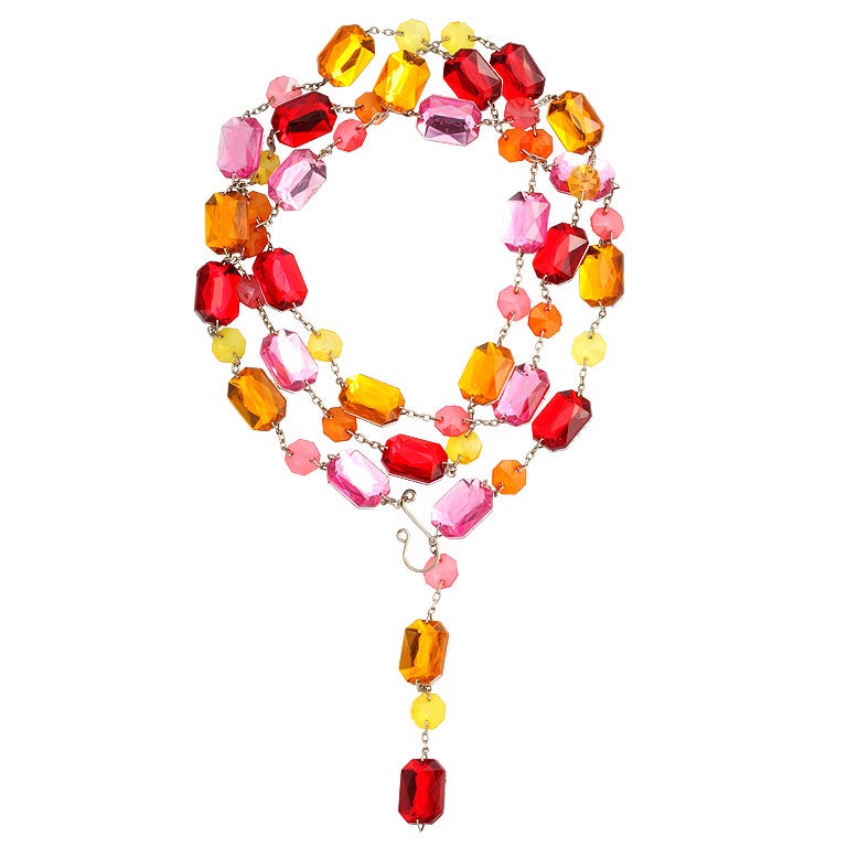 Panetta Sterling Vermeil Rhinestone Ring at 1stDibs | panetta ring ...