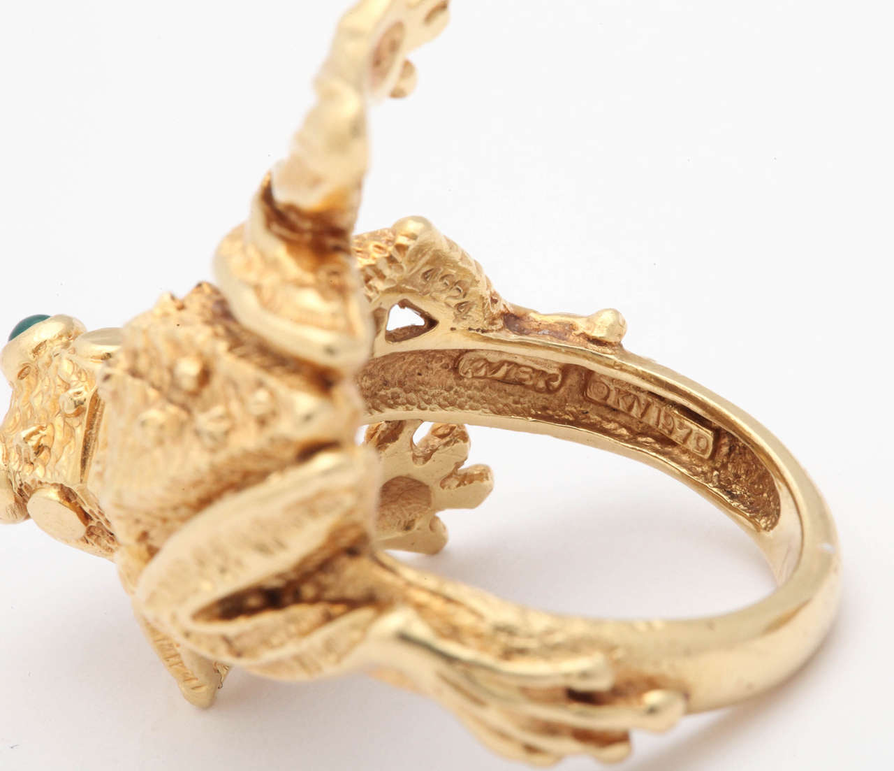 Kurt Wayne Emerald Gold Prince Charming Ring For Sale at 1stDibs