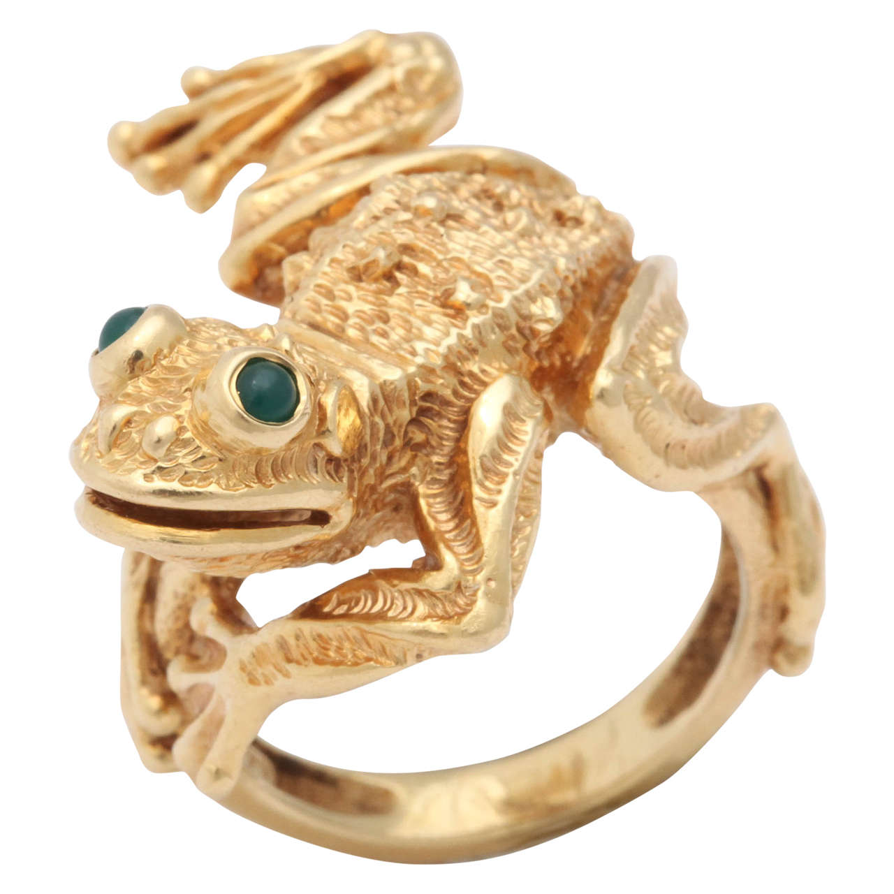 Kurt Wayne Emerald Gold Prince Charming Ring For Sale at 1stDibs