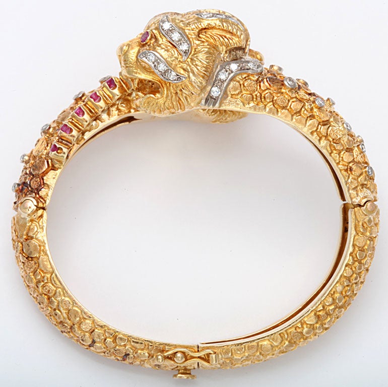 Double Headed Lion Bracelet by Lalaounis For Sale at 1stDibs | double ...