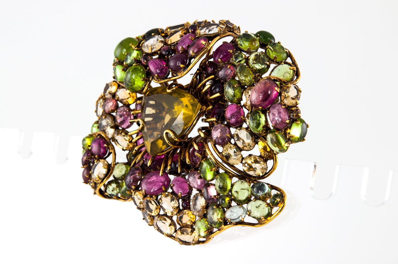 Iradj Moini Large Flower Brooch For Sale at 1stDibs | iradj moini brooch