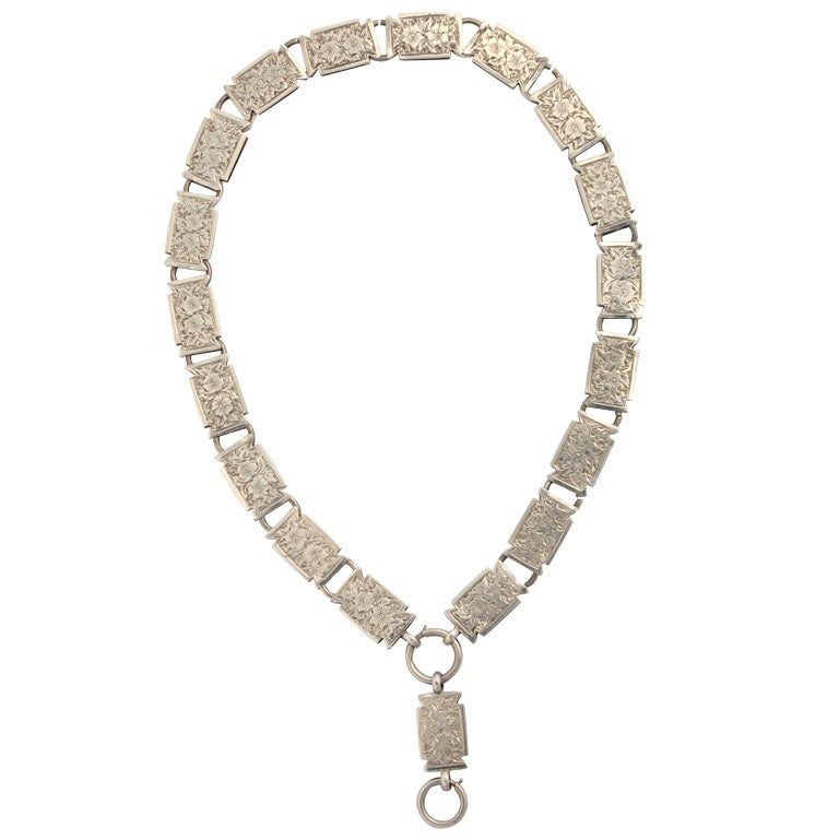 English Sterling Bookchain Necklace For Sale (Free Shipping) at 1stDibs