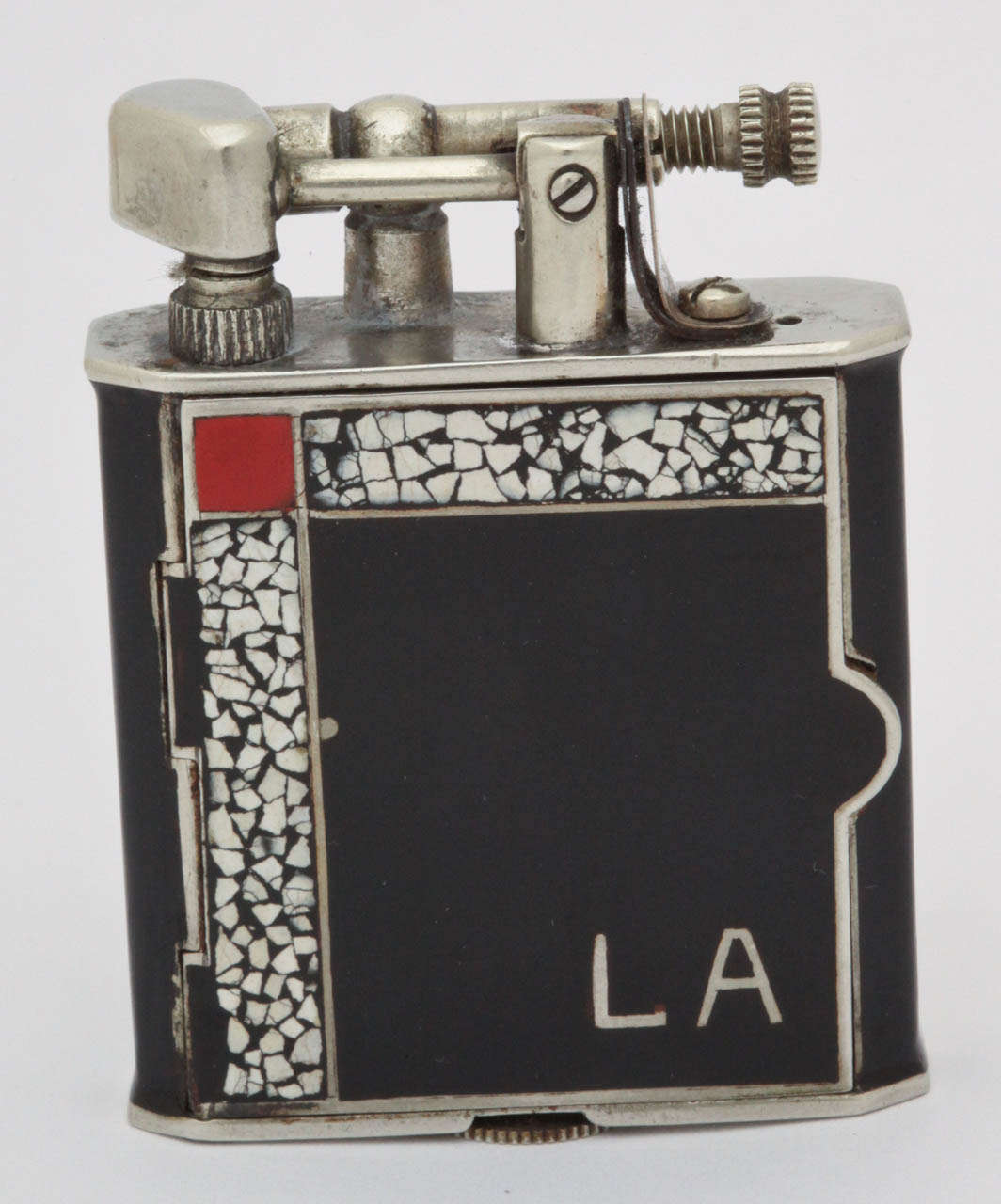 Hermann Art Deco Enamel Concealed Watch Lighter at 1stDibs | pocket ...