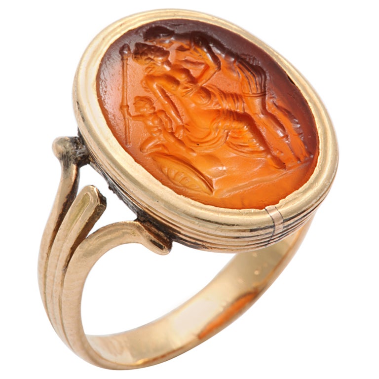 Tassie Intaglio With Antique Mount at 1stDibs | antique intaglio ...