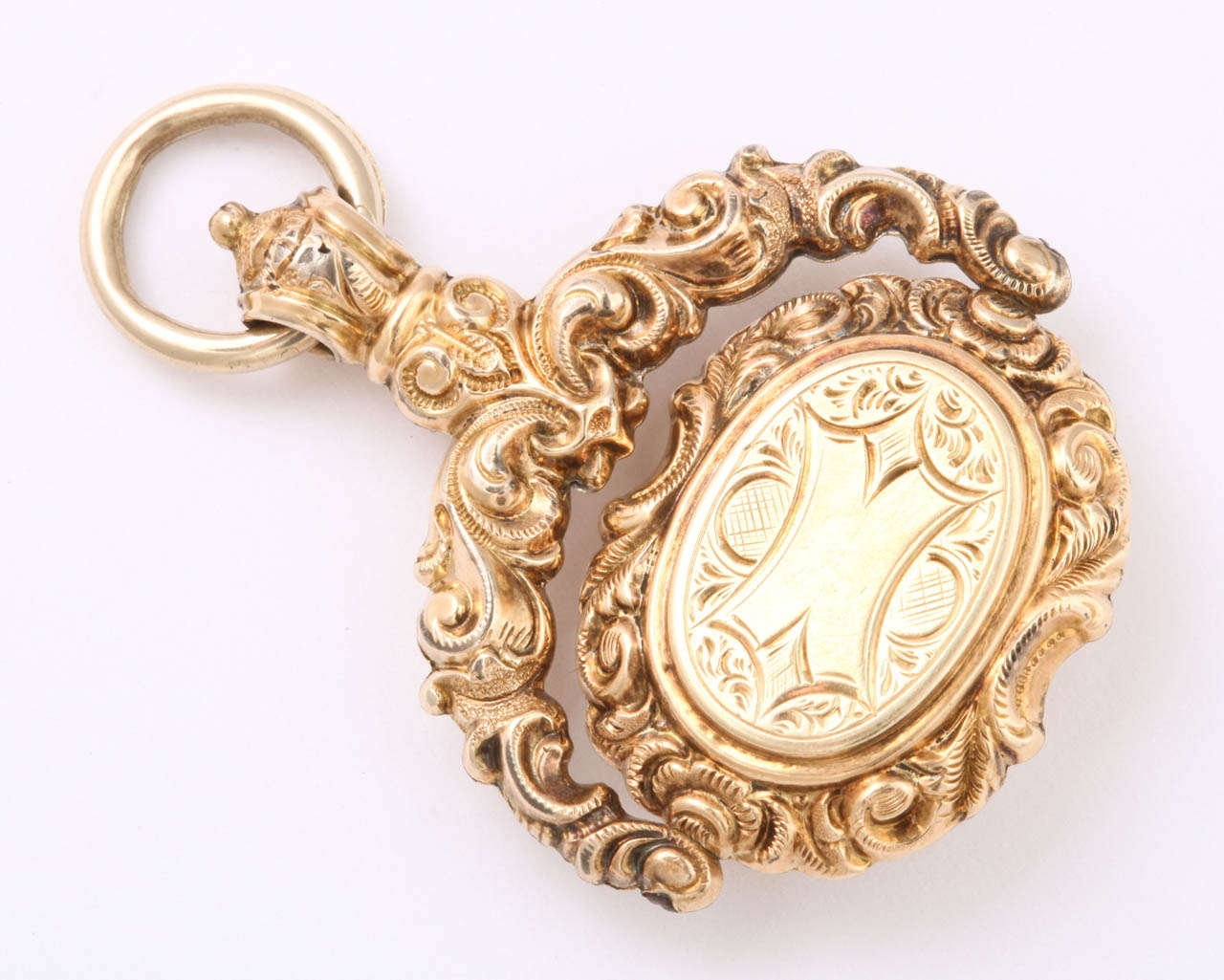 The Dignity of a Victorian Bloodstone Swivel Fob at 1stDibs