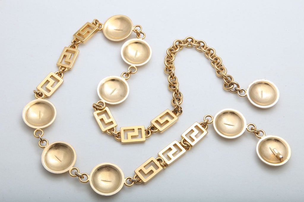 GIANNI VERSACE GOLD MEDUSA CHAIN BELT/NECKLACE at 1stDibs | versace ...